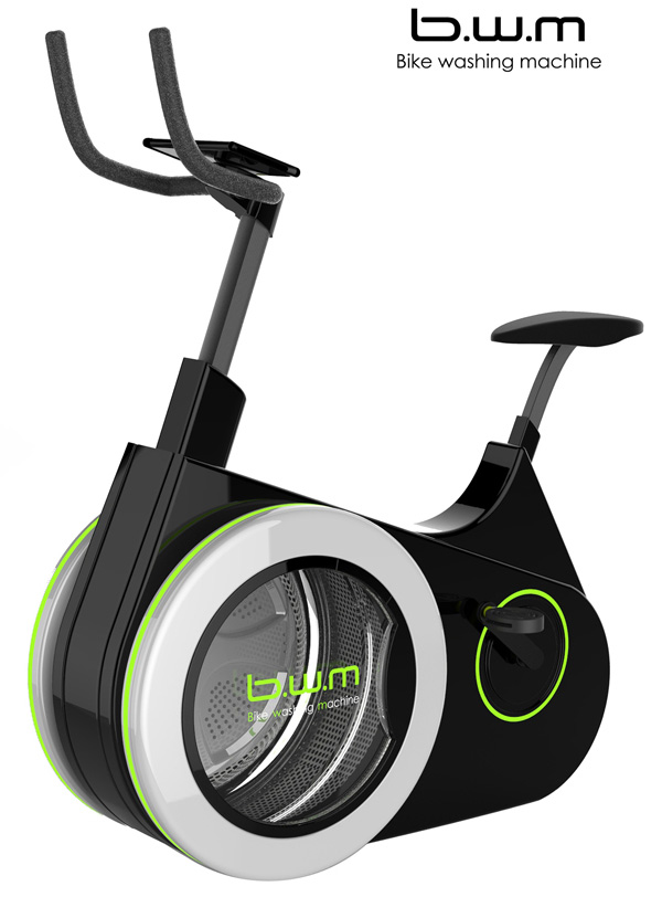 ไอเดีย Bike Washing Machine ออกกำลังกายไปด้วย ซักผ้าสะอาดไปพร้อมๆกัน ...