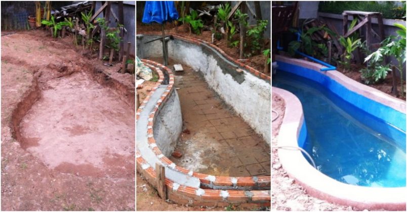 DIY ขุดดินสร้าง “บ่อปลาคาร์ฟ” ด้วยตัวเอง แต่สวยเหมือนจ้างช่างมืออาชีพมา ...