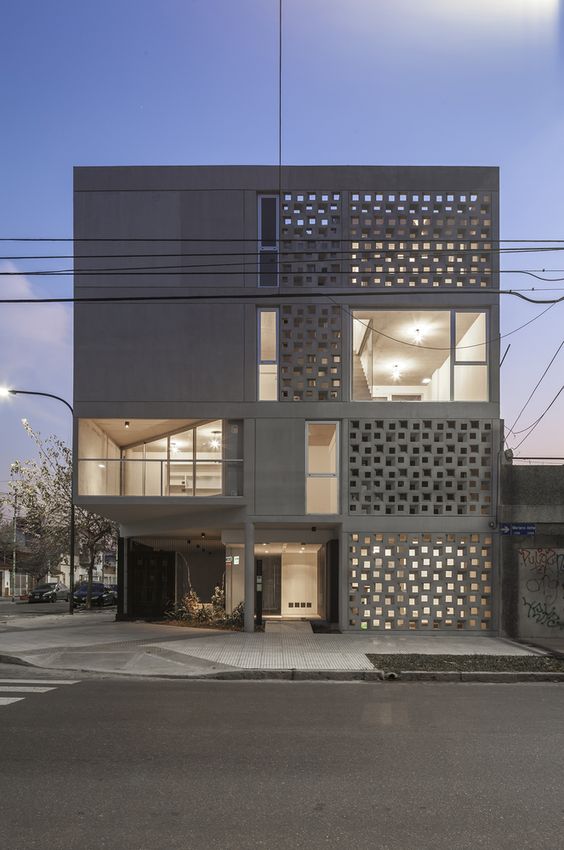 Architecture Design Concrete Block