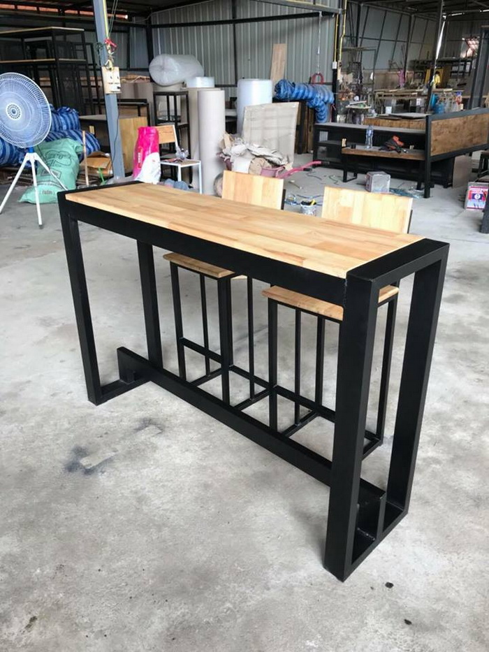 38 ไอเดีย “โต๊ะบาร์สไตล์ลอฟท์” แต่งบ้านก็ได้ แต่งร้านก็ดี เหมาะกับห้อง ...