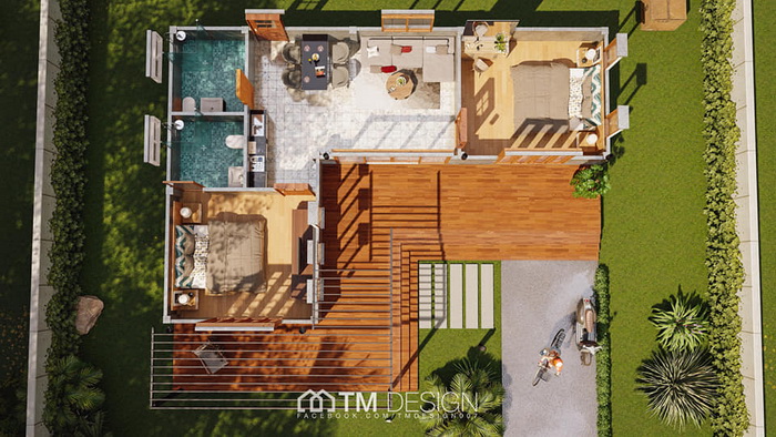 L shape modern loft house plan by Tm_design (5) – NaiBann – ในบ้าน ...
