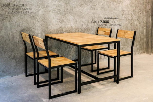 17 ไอเดีย “ชุดโต๊ะอาหารสไตล์ลอฟท์” เนรมิตพื้นที่สำหรับครอบครัว ใน ...