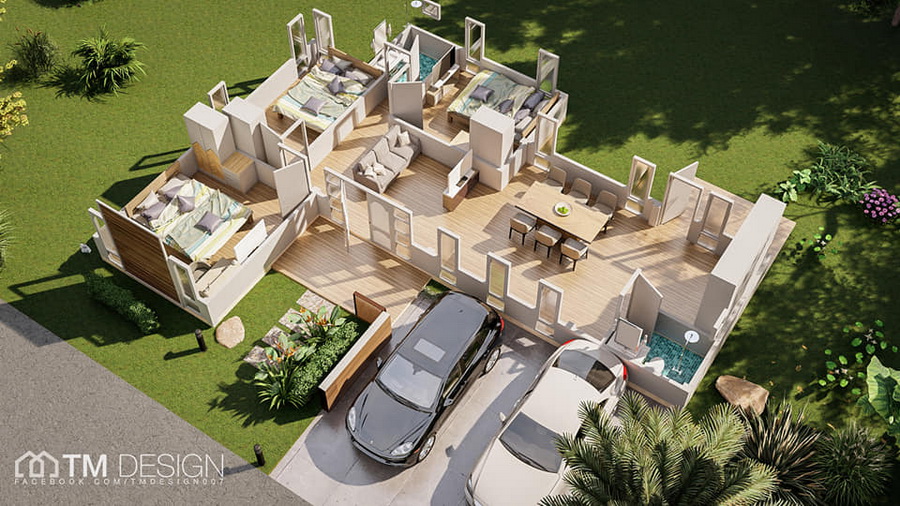 modern-house-l-shape-by-tm-design (6) – NaiBann – ในบ้าน | คอนเทนต์บ้าน ...