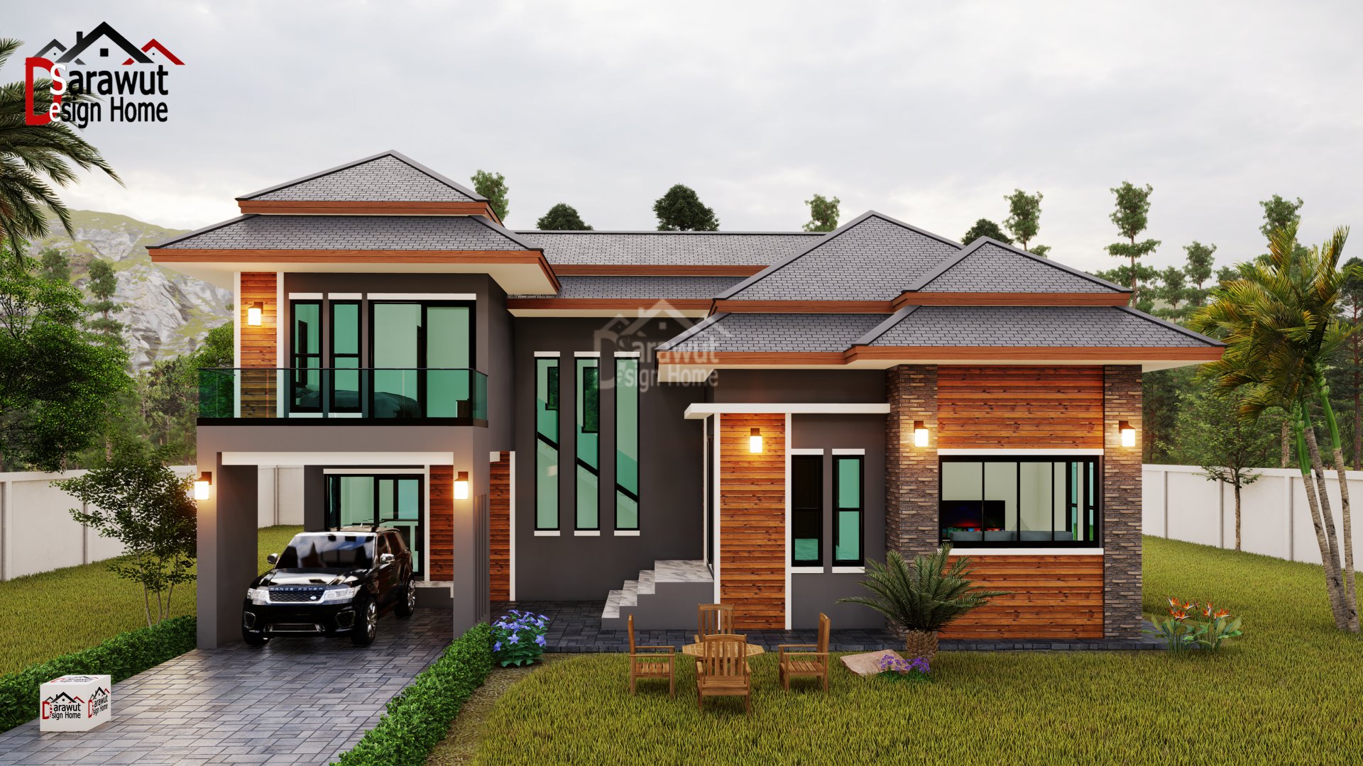 half storey contemporary house by Sarawut Khaojan (1) – NaiBann – ใน ...